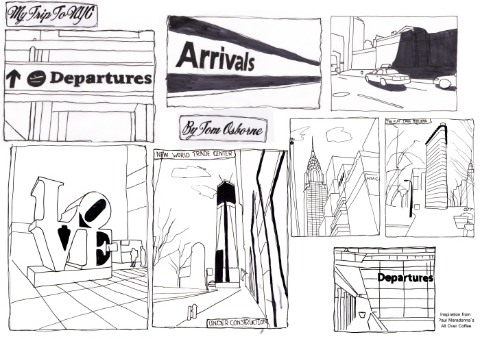 An upload by Tom Osborne on Coroflot: to the project Graphic Novel