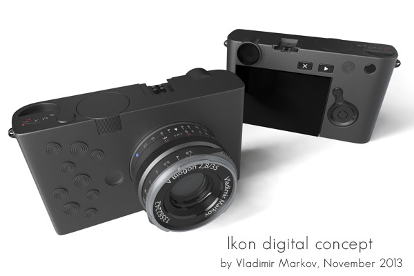 Ikon Digital concept camera by Vladimir Markov at Coroflot.com