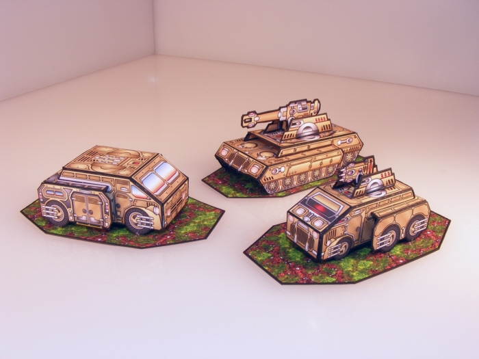 Paper Miniatures by Matthew Kilareski at Coroflot.com