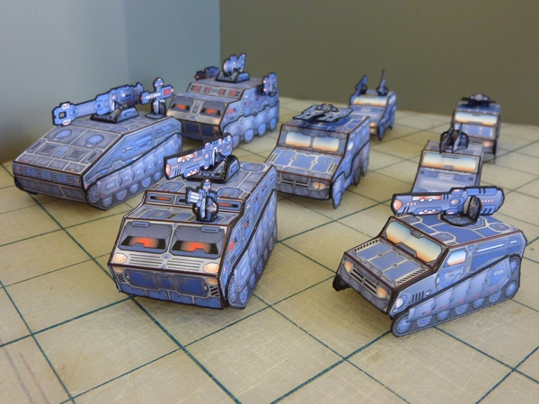 Paper Miniatures by Matthew Kilareski at Coroflot.com