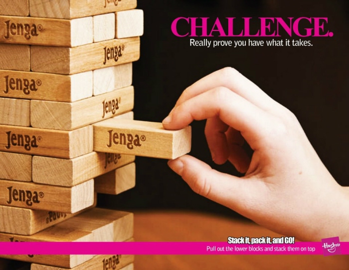 Jenga Ads by Mariya Davis at Coroflot.com