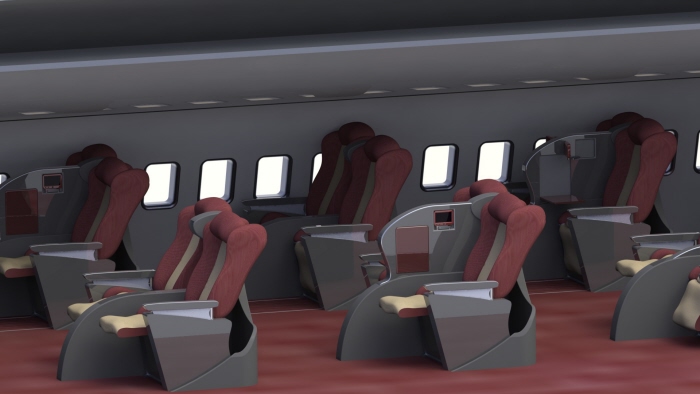 Boeing-777 Business Class Concept by Harry Lovell at Coroflot.com