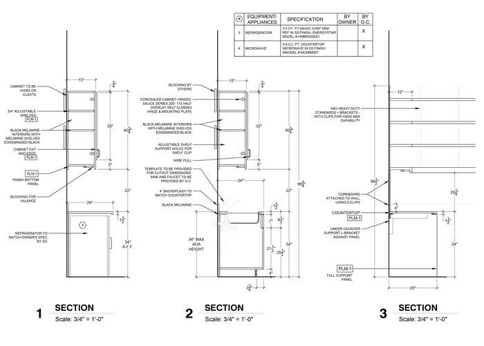 Millwork CAD shop drawing service by AG CAD Designs at Coroflot.com