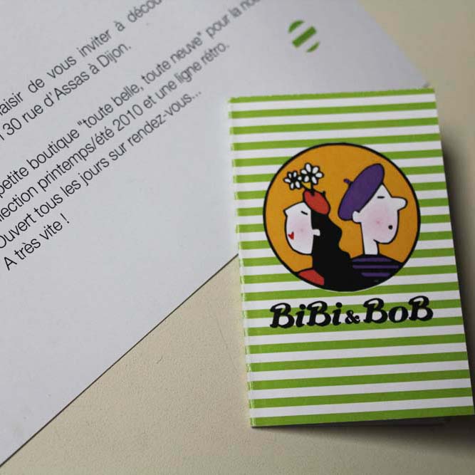 Bibi Bob visual identity and docs by Charlotte Carbonare at Coroflot.com
