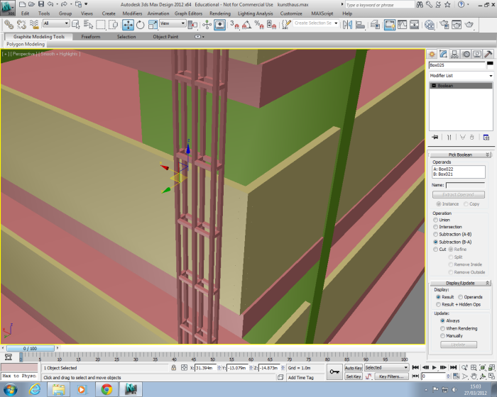 Kunsthaus Bregenz workset by Neil Dewhurst at Coroflot.com