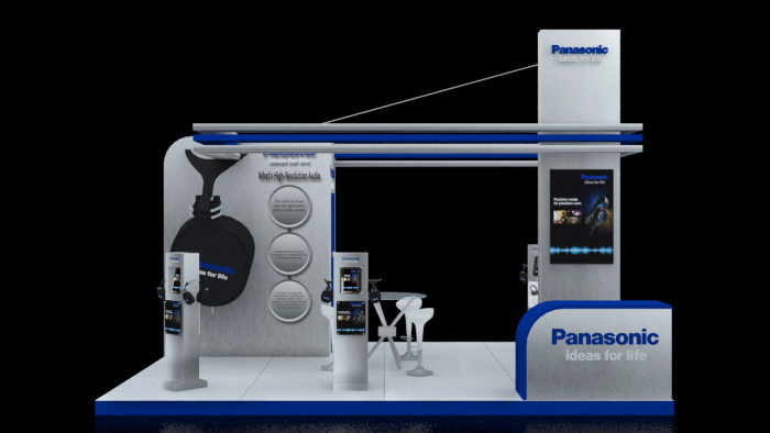 Panasonic stall by Yusuf Ansari at Coroflot.com