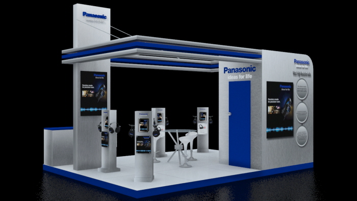 Panasonic stall by Yusuf Ansari at Coroflot.com