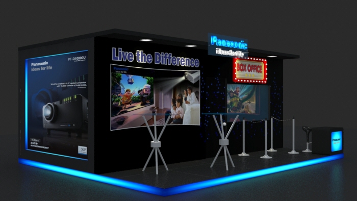 Panasonic stall by Yusuf Ansari at Coroflot.com