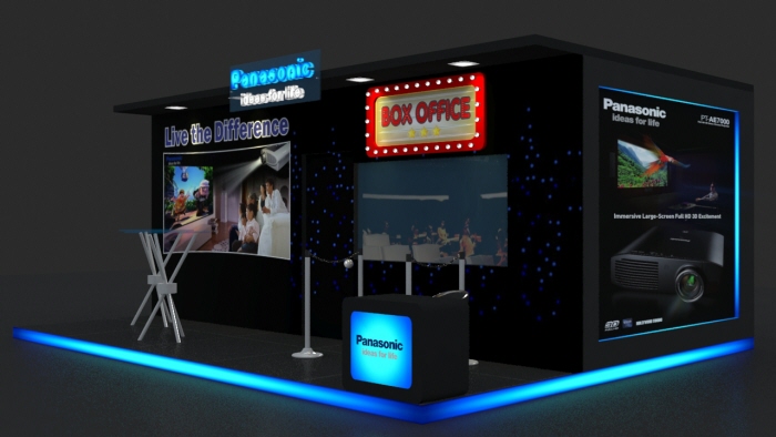 Panasonic stall by Yusuf Ansari at Coroflot.com