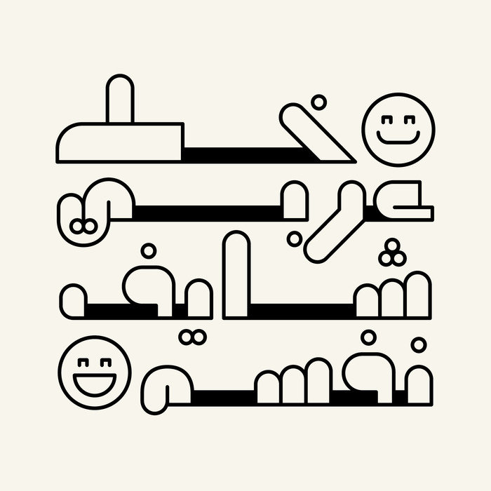 An upload by Mostafa Abasiry on Coroflot: to the project Mobahi - Arabic Color Font خط عربي ملون