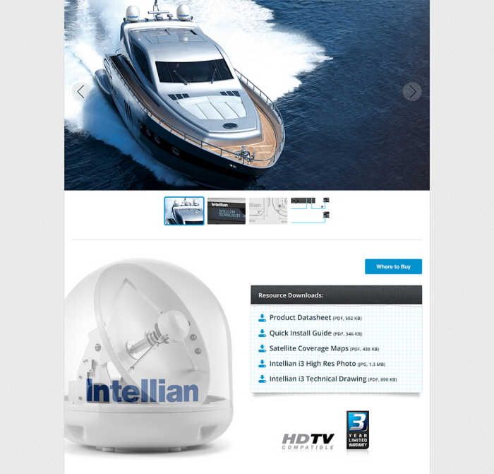 An upload by Stefan McIntosh on Coroflot: to the project Intellian