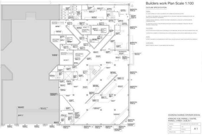 Sample of The Karaoke Hub production drawings by Sharizan Sharani at ...