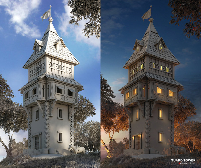 GUARD TOWER - Epic Medieval by zernan suarez at Coroflot.com