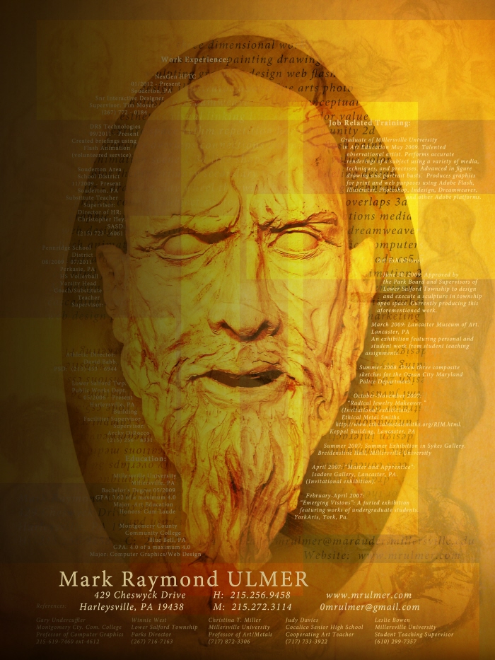 An upload by Mark Ulmer on Coroflot: to the project graphics