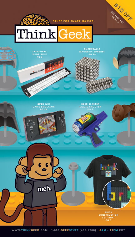 ThinkGeek Catalogs by Christian Baldo at Coroflot.com