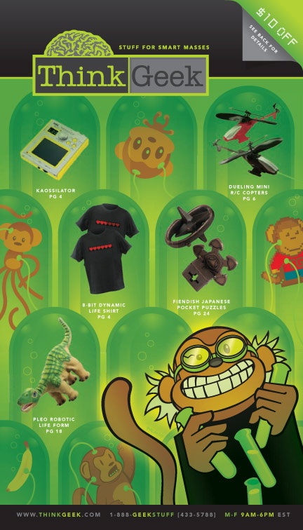 ThinkGeek Catalogs by Christian Baldo at Coroflot.com