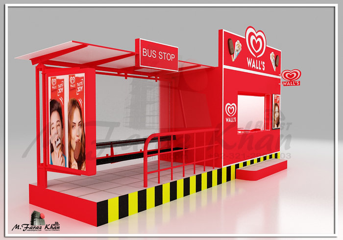 Walls Bus Stop Shop by Muhammad Faraz Khan at Coroflot.com