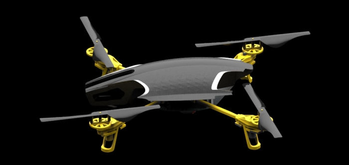 Drone Quadricopter Design - Cuadricoptero diseño by Juan José Foc at ...