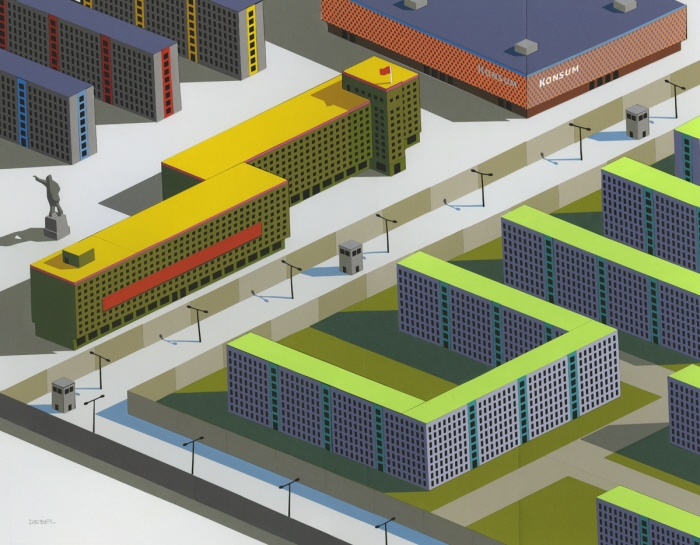 Fine Art: Cut-paper Collage by John Diebel at Coroflot.com