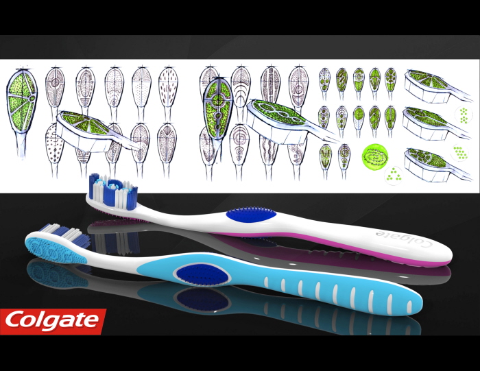 An upload by David K Lee on Coroflot: to the project Colgate Toothbrushes