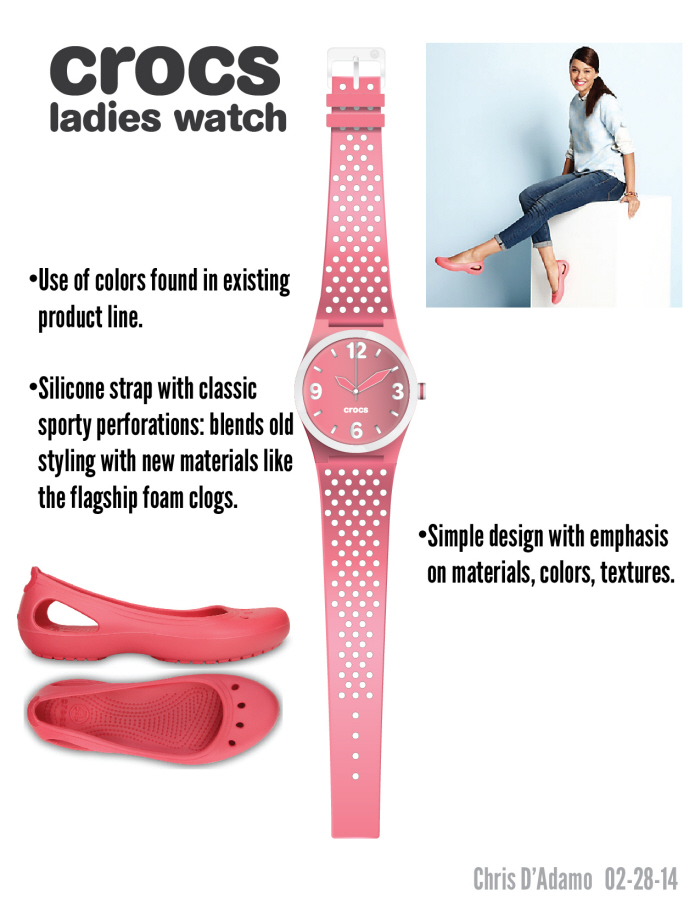 Crocs Brand Watches by Chris D'Adamo at Coroflot.com