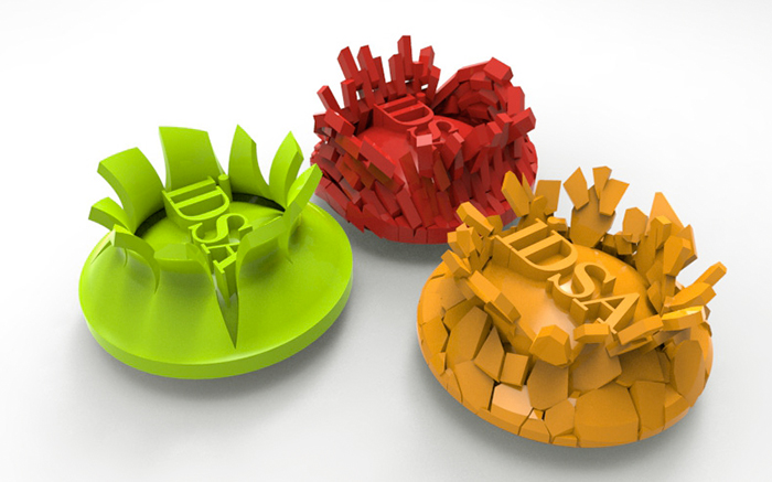 3D Printed Pin Design Challenge by Taro Nagano at Coroflot.com