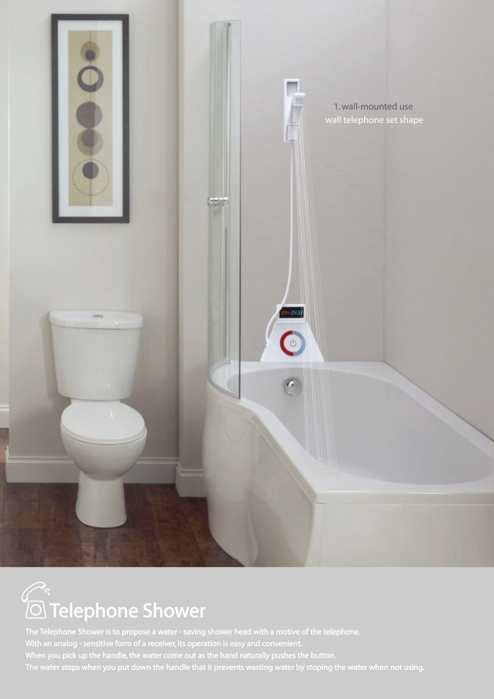 Telephone Shower by CDC Creative Designers Community at Coroflot.com