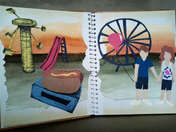 paper illustration by Ally Simmons at Coroflot.com