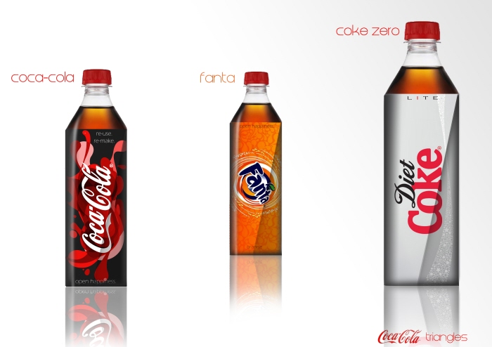 coca cola triangles by sushanth sumanth at Coroflot.com