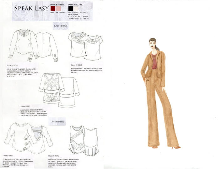 “Speak Easy”: Hand-drawn Technical Flats and Figures by Rebecca Fishman ...