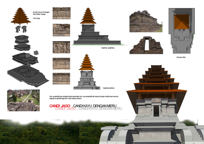 Rekonstruksi Candi Jago-Candi Kayu by Antonius Richard Rusli at ...