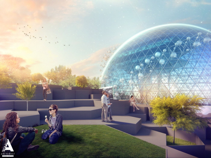 Concept of the pavilion of Atomic Energy. by Rostislav Nikolaev at ...