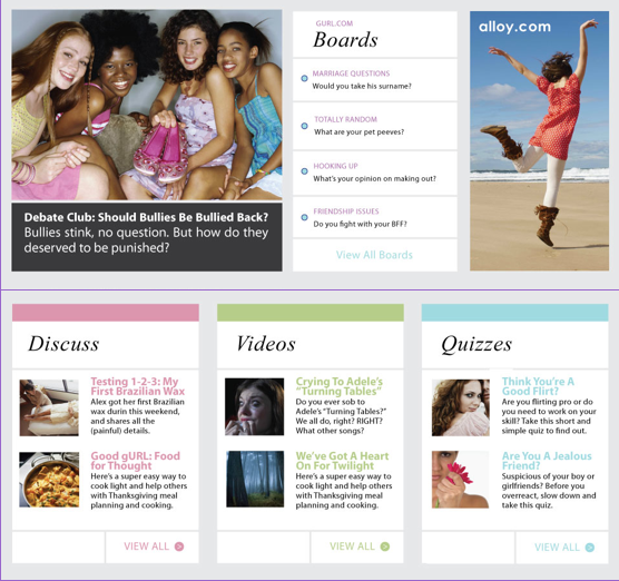 Web Designs by Ashley Stoneking at Coroflot.com