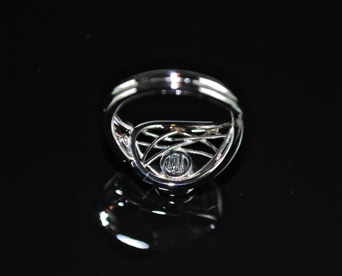 Platinum and Diamond Dream Catcher Ring by Joe Worley at Coroflot.com