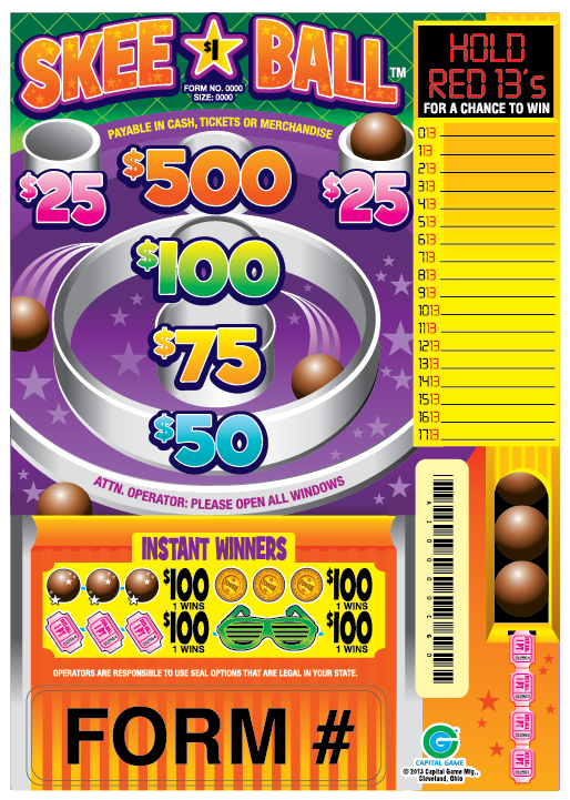 Gaming Ticket Design by Sarah Akers at Coroflot.com