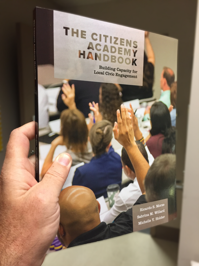 Citizens Academy Handbook Cover by Robby Poore at Coroflot.com