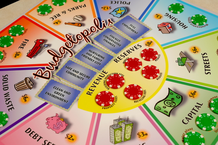 Budget Games for the School of Government by Robby Poore at Coroflot.com