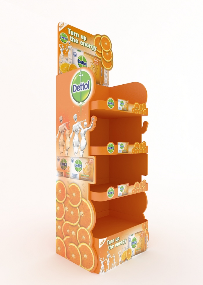 Product Display Gondola for Dettol Re-Energize Soap by Umair Khan at ...