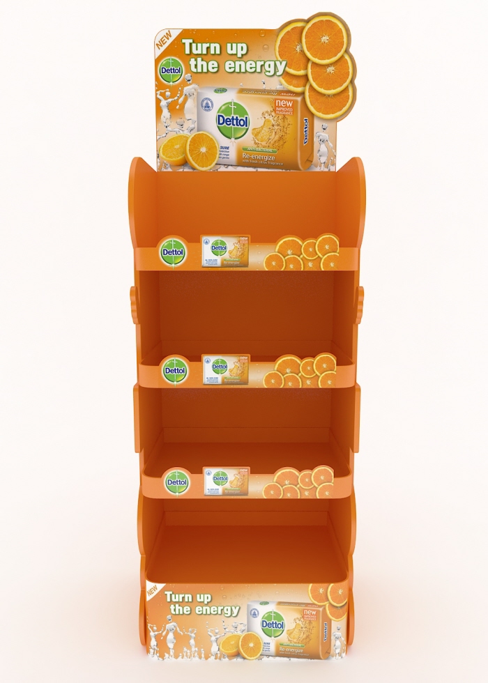 Product Display Gondola for Dettol Re-Energize Soap by Umair Khan at ...