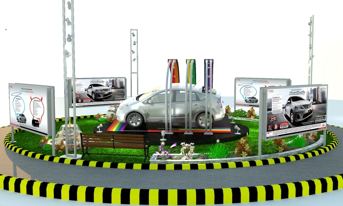 Creative Roundabout Idea for TOYOTA Car by Umair Khan at Coroflot.com