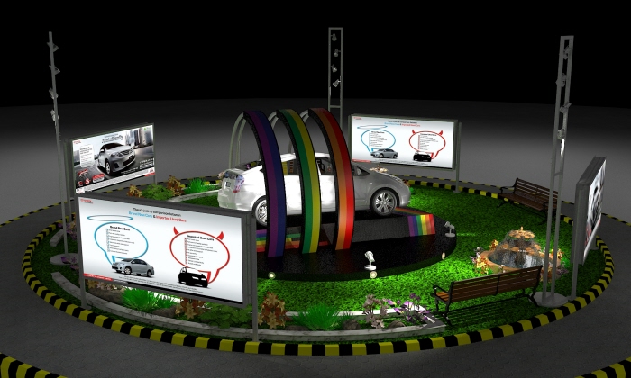 Creative Roundabout Idea for TOYOTA Car by Umair Khan at Coroflot.com