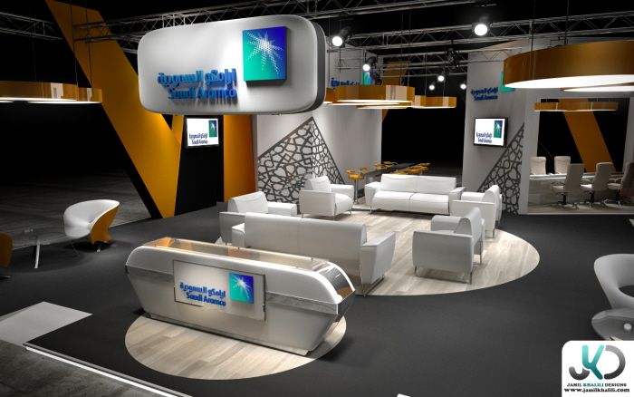 Aramco - 3d Exhibition design ( Concept A ) by Jamil Khalili at ...