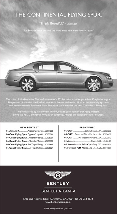 Bentley Motors Advertising by Matthew Holiday at Coroflot.com