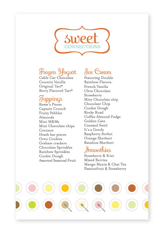 Sweet Connections Branding by Melissa Mar at Coroflot.com