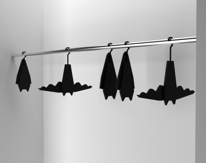 Bat hanger by Veronika Paluchova at Coroflot.com
