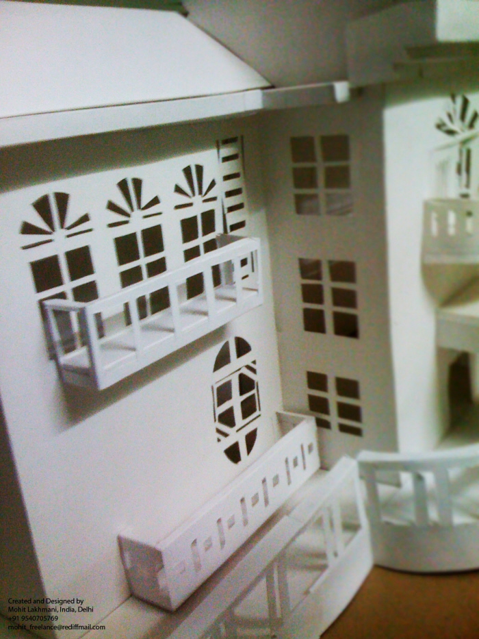 Paper Miniature Model by MGL Infographic at Coroflot.com