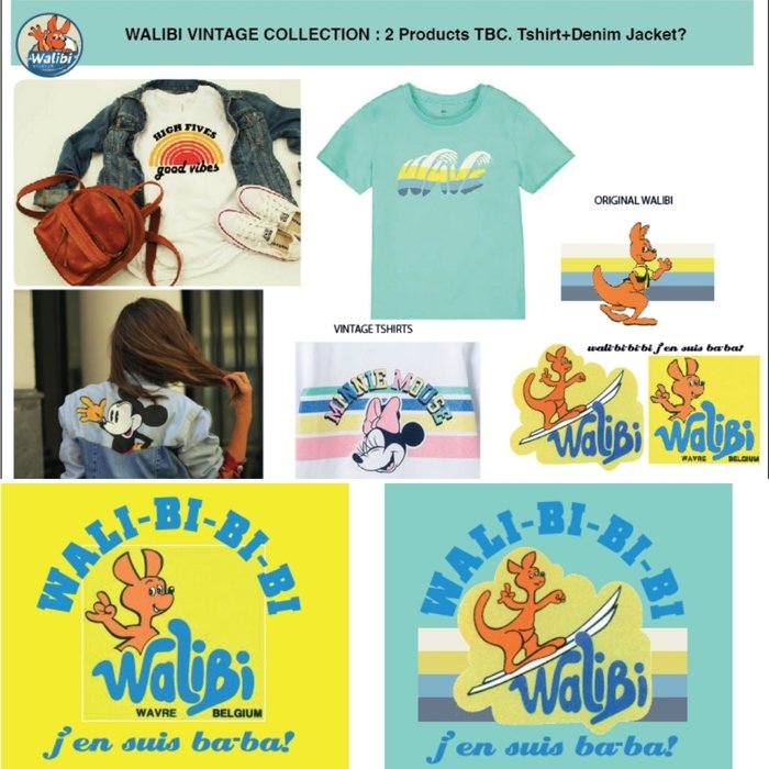 An upload by Rachael Coville on Coroflot: to the project Walibi SS22 Concept Products