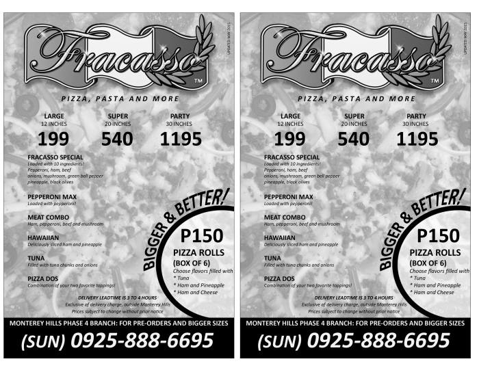 Branding (Fracasso Pizza) by Ryan Onyl Valenzuela at Coroflot.com