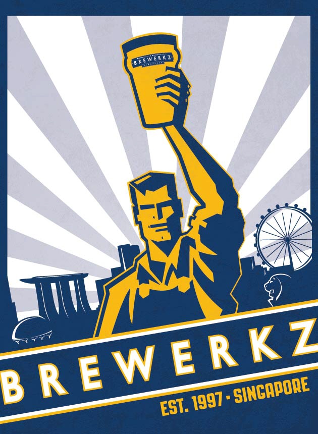 Brewerkz menu board by Eric Piatkowski at Coroflot.com