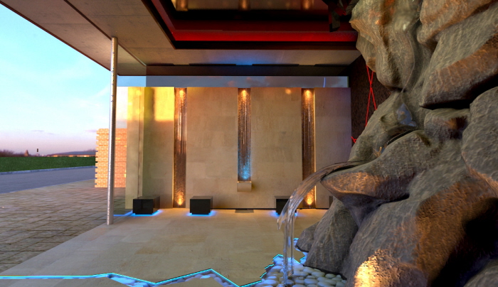 Xixo water station (Architectural 3D) by Márk Csikós at Coroflot.com